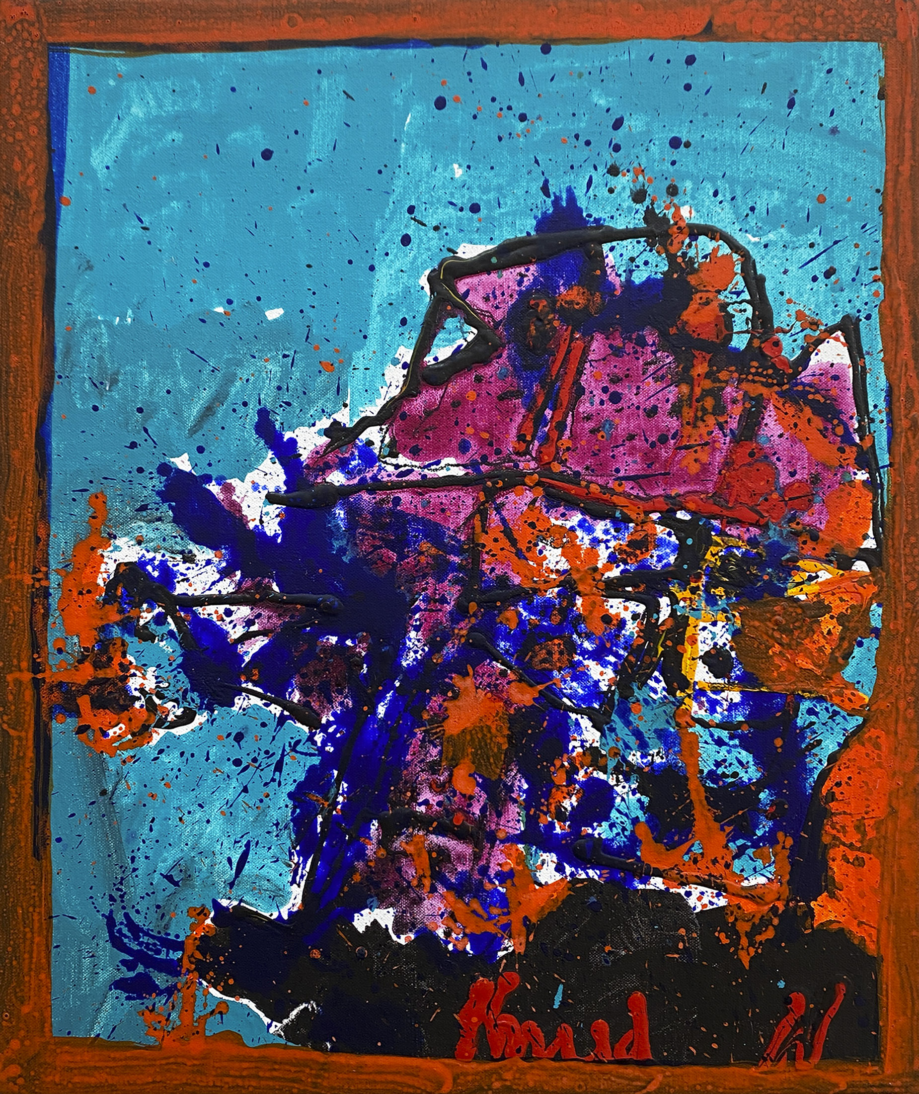 Knud Nielsen Akrylmaleri | GALLERI FUSION