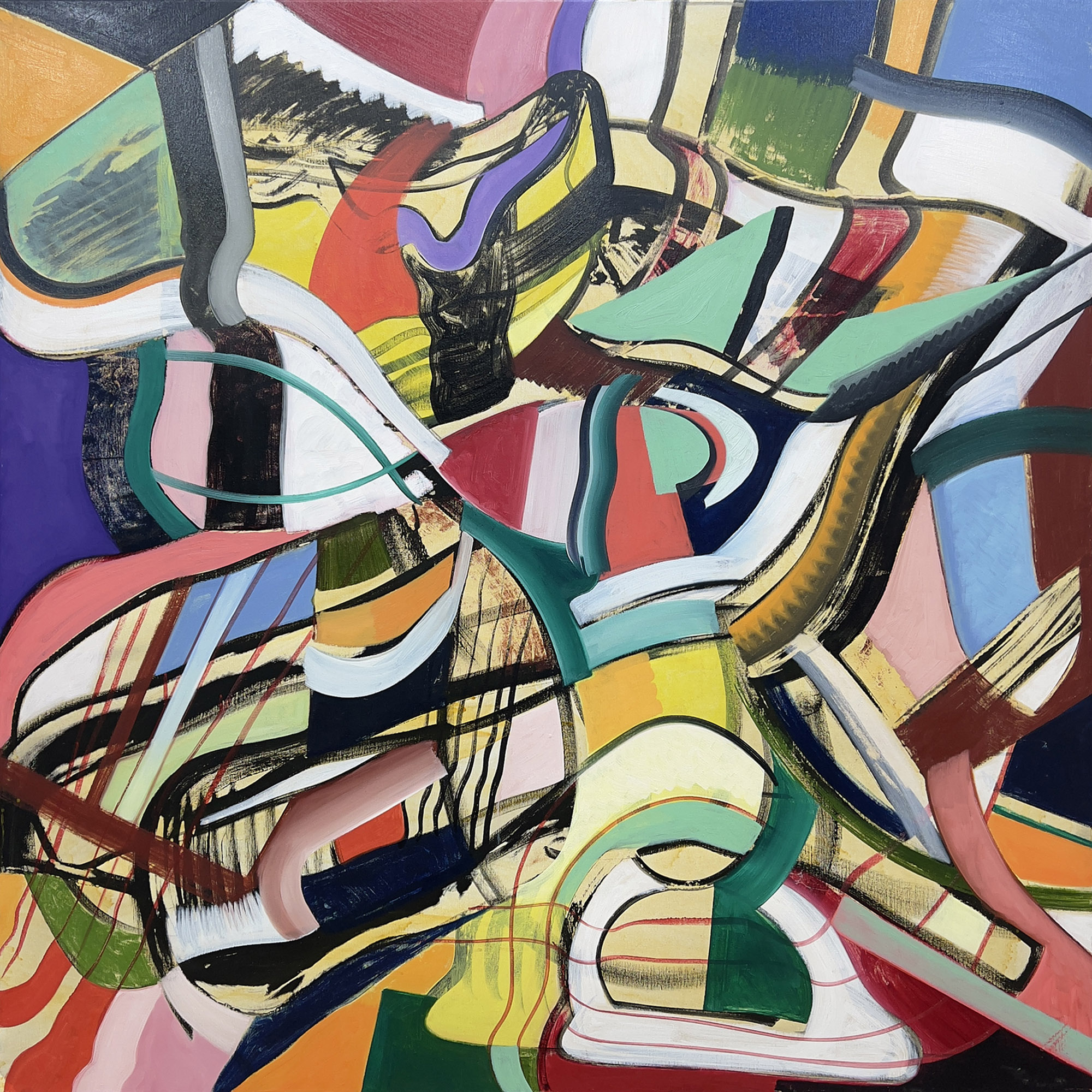 Lars Nørgård Akrylmaleri | GALLERI FUSION